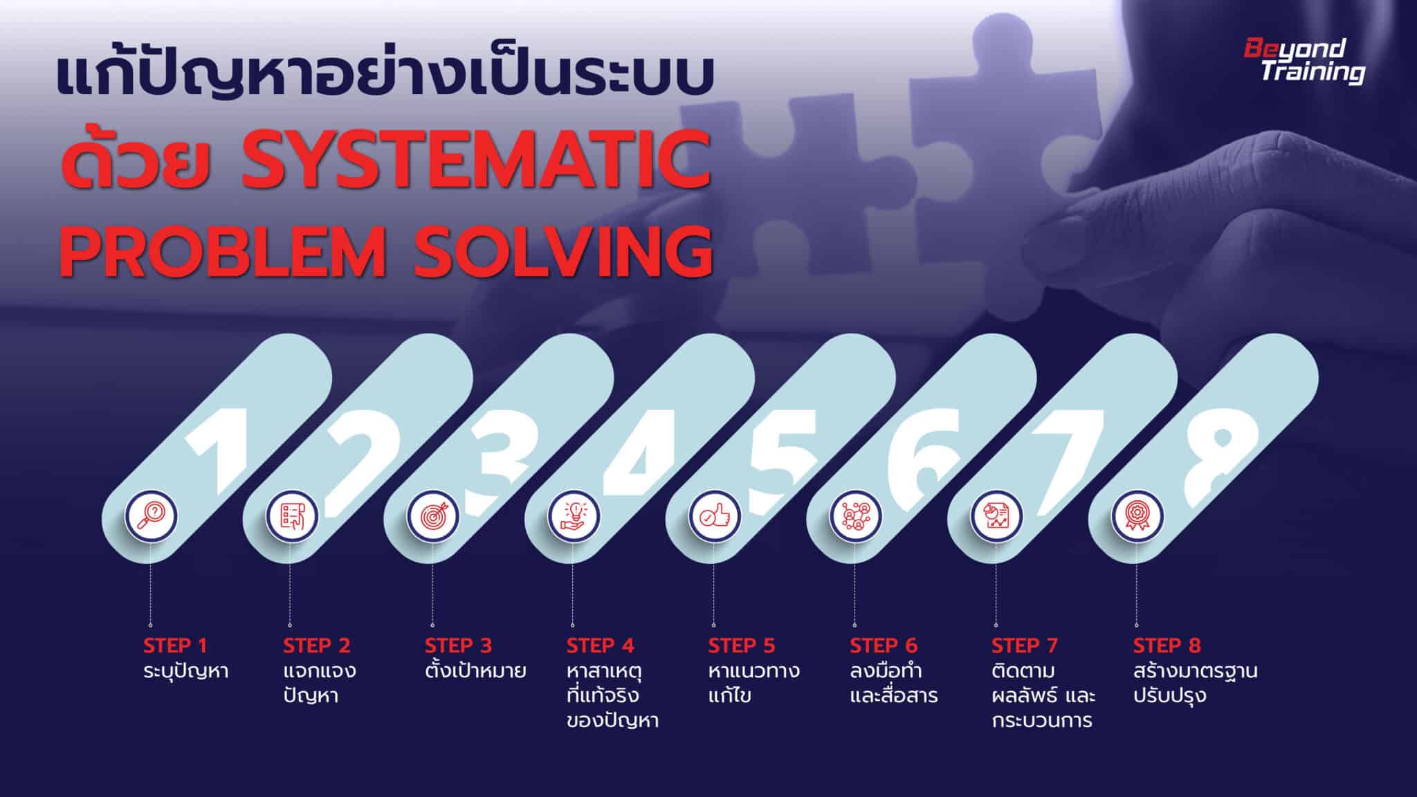 พัฒนาองค์กรด้วย Systematic Problem Solving